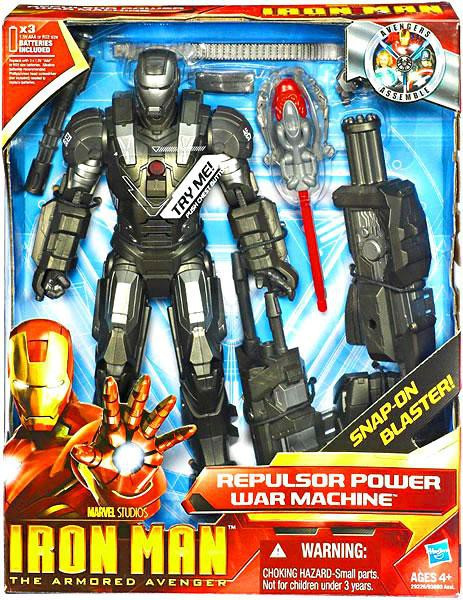 Iron Man The Armored Avenger Repulsor Power War Machine 9.5 Action ...