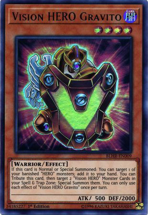 YuGiOh Battles of Legend Heros Revenge Single Card Ultra Rare Vision ...