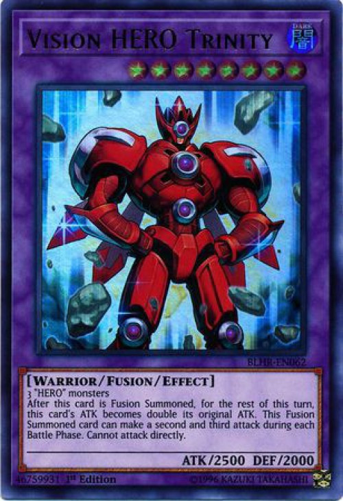YuGiOh Battles of Legend Heros Revenge Single Card Ultra Rare Vision ...