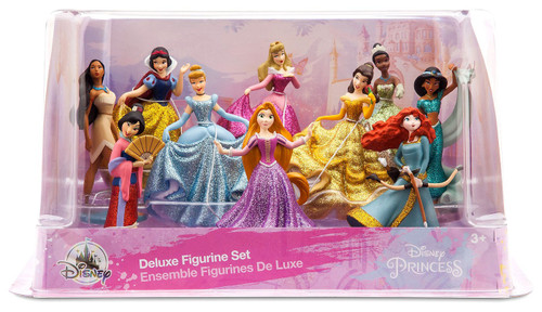 Disney Princess Disney Princess Exclusive 10-Piece PVC Figure Play Set ...