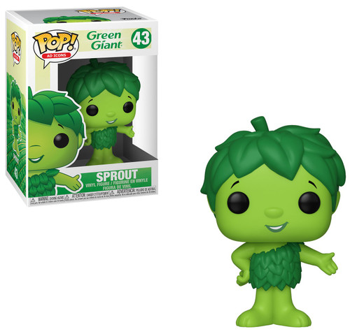 Funko Green Giant POP Ad Icons Sprout Vinyl Figure 43 Damaged Package ...