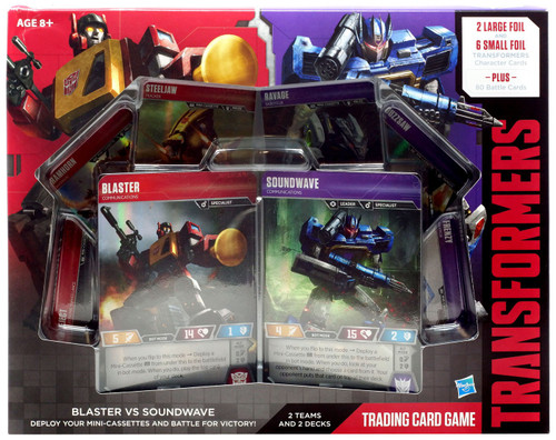 Transformers Blaster vs. Soundwave Trading Card Game Wizards of the ...