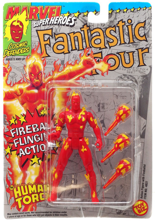Marvel Cosmic Defenders Super Heroes The Human Torch 5 Action Figure ...