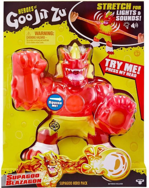 Heroes of Goo Jit Zu SUPAGOO Blazagon GIANT Action Figure Moose Toys ...