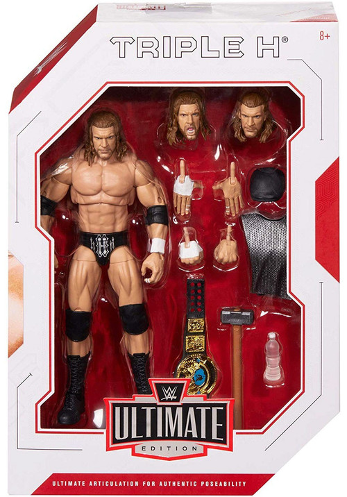 WWE Wrestling Ultimate Edition Triple H 7 Action Figure Mattel Toys ...