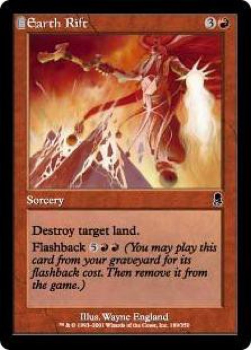 Magic The Gathering Odyssey Single Card Common Earth Rift 189 Foil - ToyWiz