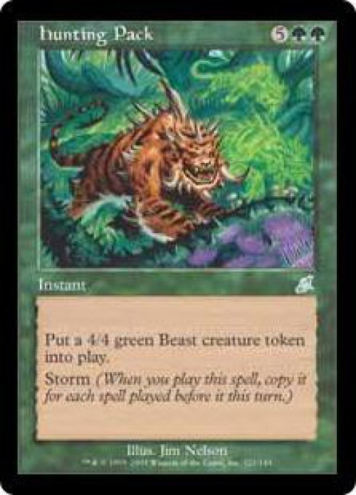 Magic The Gathering Scourge Single Card Uncommon Hunting Pack 121 Foil ...