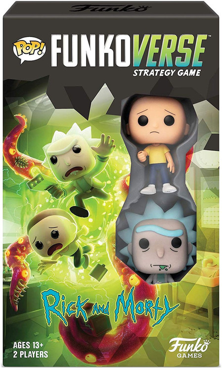 Funko Rick Morty POP Funkoverse 100 Strategy Board Game Expandalone ...