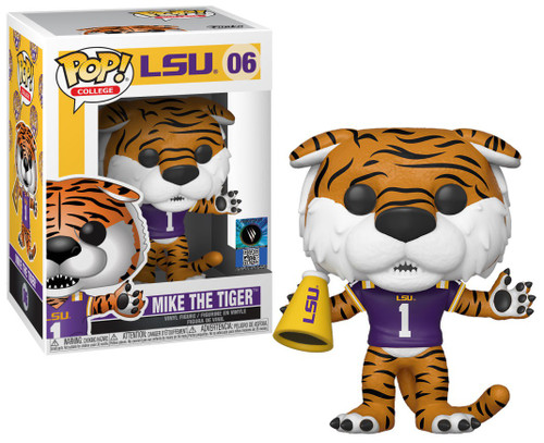 Funko LSU POP College Mike the Tiger Vinyl Figure 06 Home Purple Jersey ...