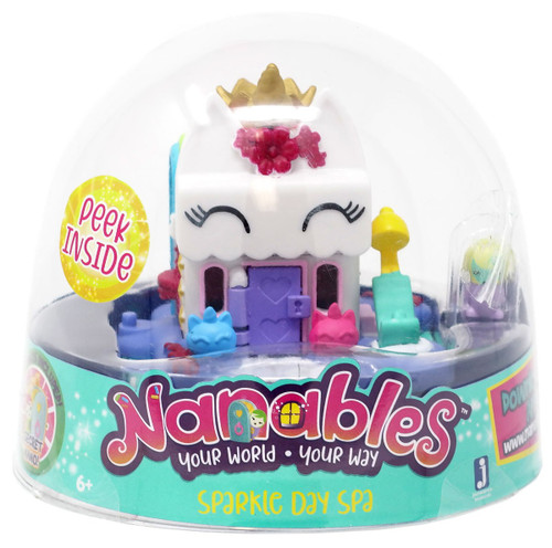 Nanables Sparkle Day Spa .5 Mini Playset Jazwares - ToyWiz