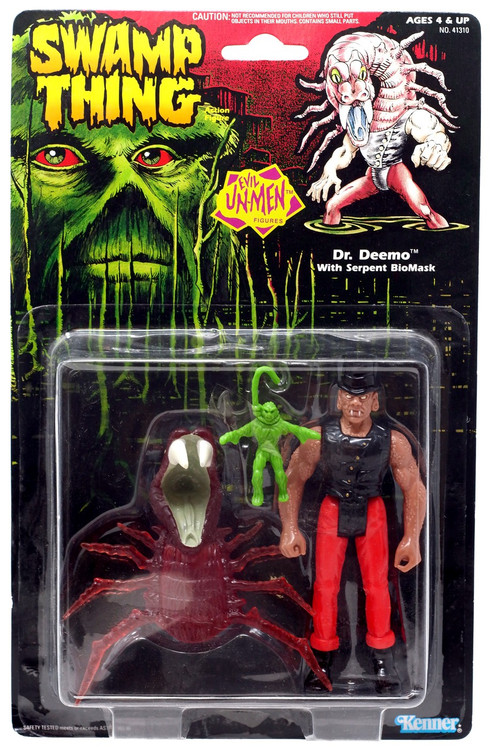 DC Swamp Thing Evil Unmen Dr. Deemo Action Figure with Serpent BioMask ...