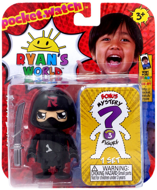 Ryans World Series 3 Ninja Ryan Mystery 3 Action Figure 2-Pack Pocket ...