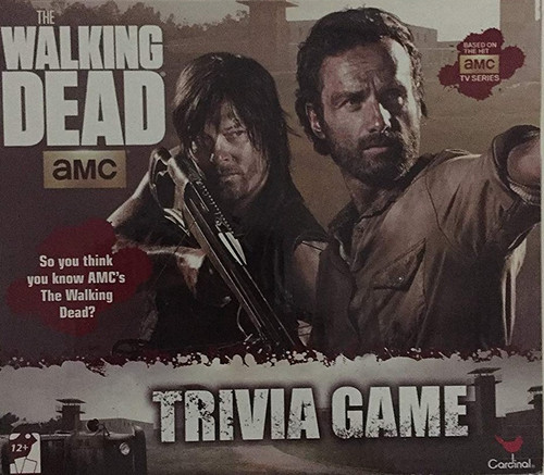 The Walking Dead AMC TV The Walking Dead Trivia Game Original Cardinal ...