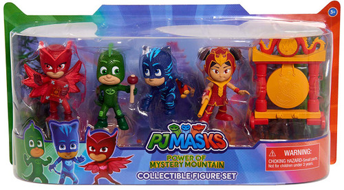 Disney Junior PJ Masks Power of Mystery Mountain Gekko, Owlette, Catboy ...