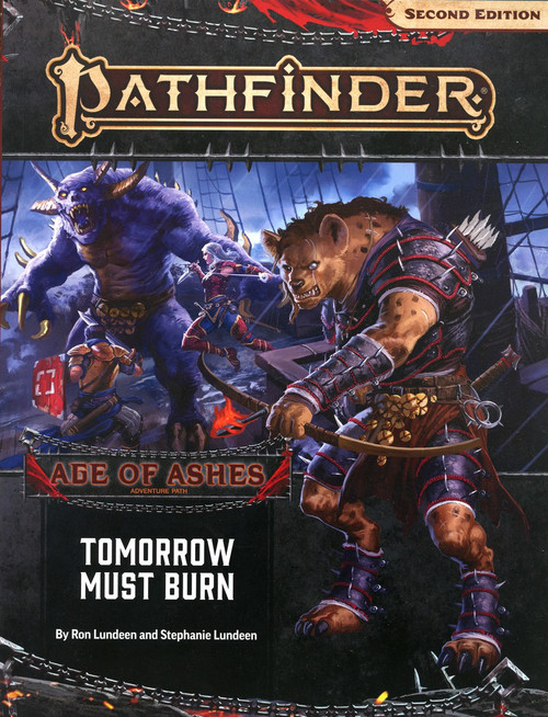 Pathfinder 2st Edition Age of Ashes Tomorrow Must Burn Roleplaying Book ...