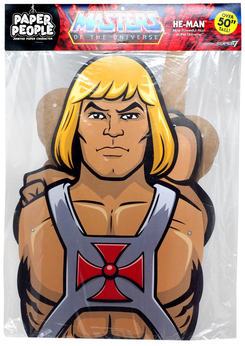 Paper People Masters of the Universe He-Man 55 Decoration Super7 - ToyWiz