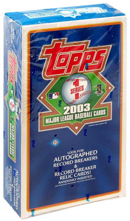 MLB Topps 2003 Topps Baseball Series 1 Trading Card HOBBY Box - ToyWiz