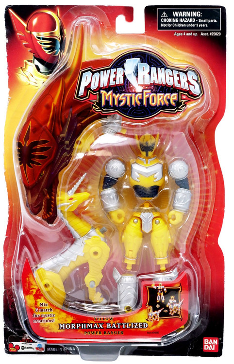 Power Rangers Mystic Force Yellow Morphmax Battlized Ranger Deluxe ...