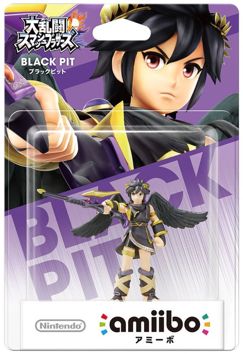 Nintendo Japanese Amiibo Black Pit Mini Figure Damaged Package - ToyWiz