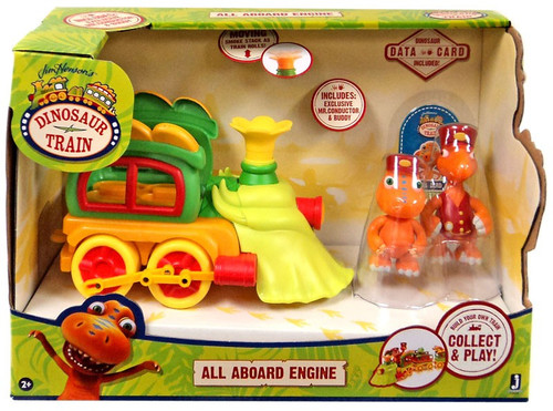 Dinosaur Train All Aboard Engine Vehicle Figures Loose Jazwares - ToyWiz
