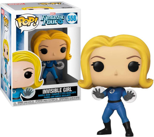 Funko Marvel Fantastic Four POP Marvel Invisible Girl Vinyl Bobble Head ...