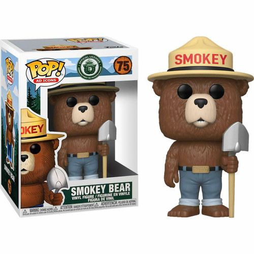 Funko POP Ad Icons Smokey Bear Vinyl Figure 75 Shovel - ToyWiz