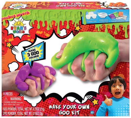 Pocket Watch Ryans World Make Your Own Goo Kit Blip Toys - ToyWiz