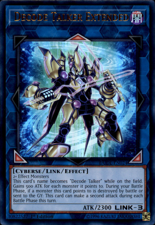 YuGiOh Duel Devastator Single Card Ultra Rare Decode Talker Extended ...