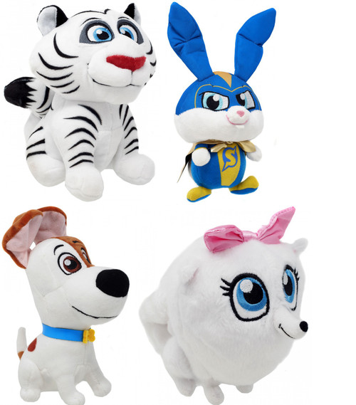 The Secret Life of Pets 2 Hu, Max, Gidget Captain Snowball 6 Set of 4 ...