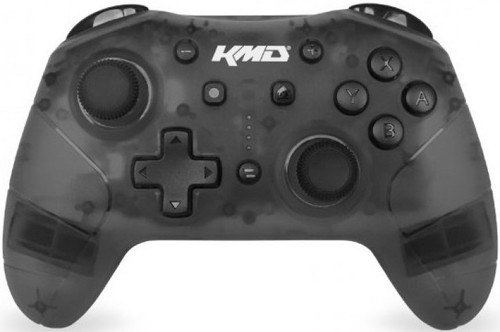 Nintendo Switch Clear Black Wireless Pro Video Game Controller KMD - ToyWiz