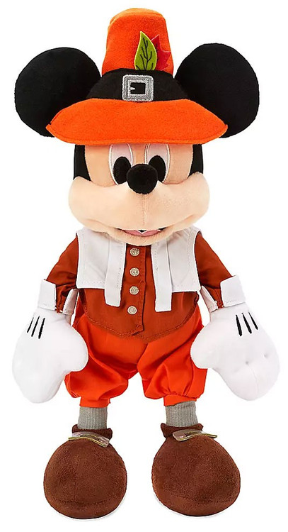 Disney 2019 Thanksgiving Mickey Mouse Exclusive 12 Plush Pilgrim - ToyWiz