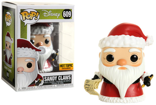 Funko Nightmare Before Christmas POP Disney Sandy Claws Exclusive Vinyl ...