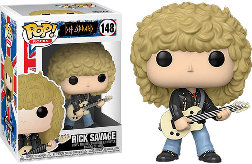 Funko Def Leppard POP Rocks Rick Savage Vinyl Figure 148 - ToyWiz