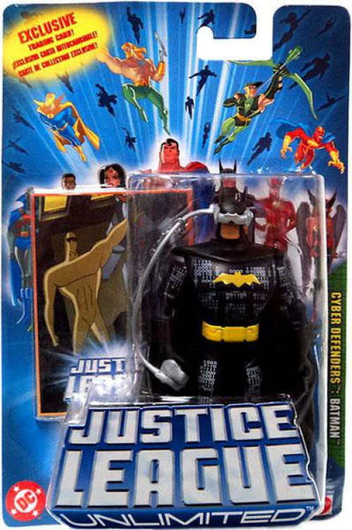 Justice League Unlimited Batman Action Figure Cyber Defenders Mattel ...