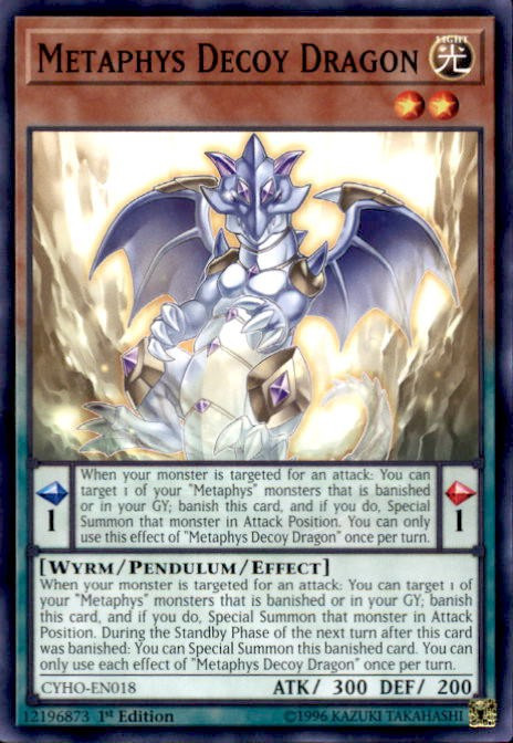 YuGiOh Cybernetic Horizon Single Card Common Metaphys Decoy Dragon CYHO ...