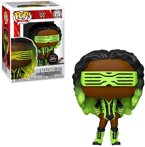Funko WWE Wrestling POP WWE Naomi Vinyl Figure 75 Glow in the Dark ...