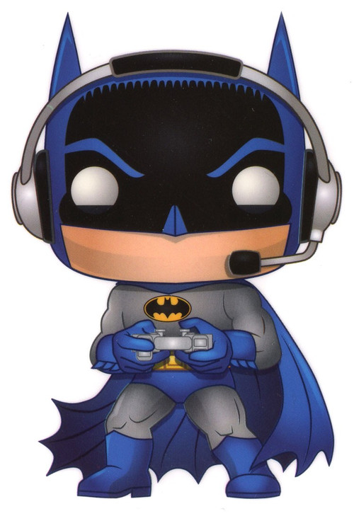 Funko DC Batman 80th Batman Exclusive 3.25 Sticker Gamer - ToyWiz