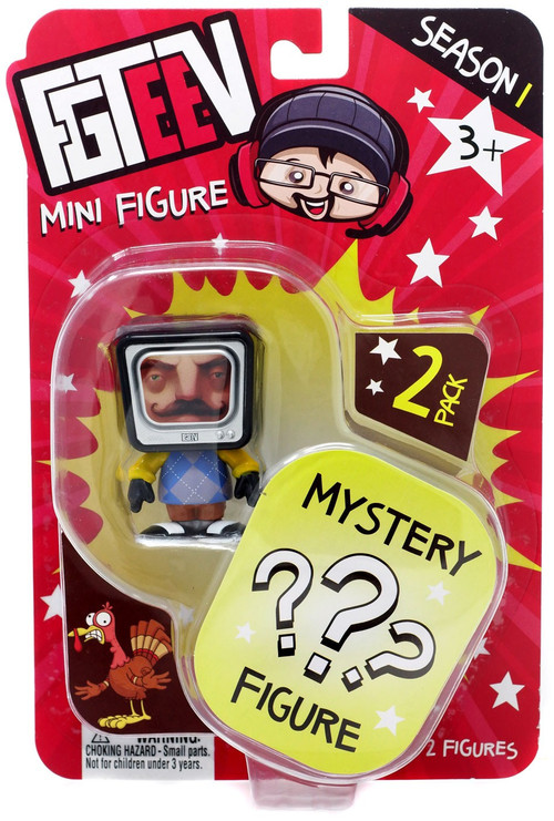 FGTeeV Season 1 Neighbor FG The TV Mystery Action Figure 2-Pack Bonkers ...