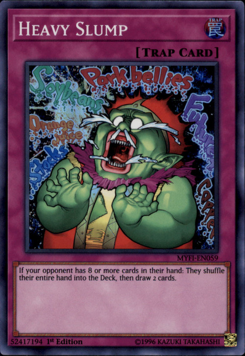 YuGiOh Mystic Fighters Single Card Super Rare Heavy Slump MYFI-EN059 ...