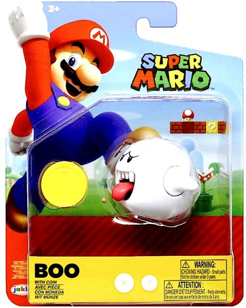 World of Nintendo Boo 4 Action Figure Coin Jakks Pacific - ToyWiz