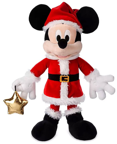 Disney 2019 Holiday Santa Mickey Mouse Exclusive 17 Plush - ToyWiz