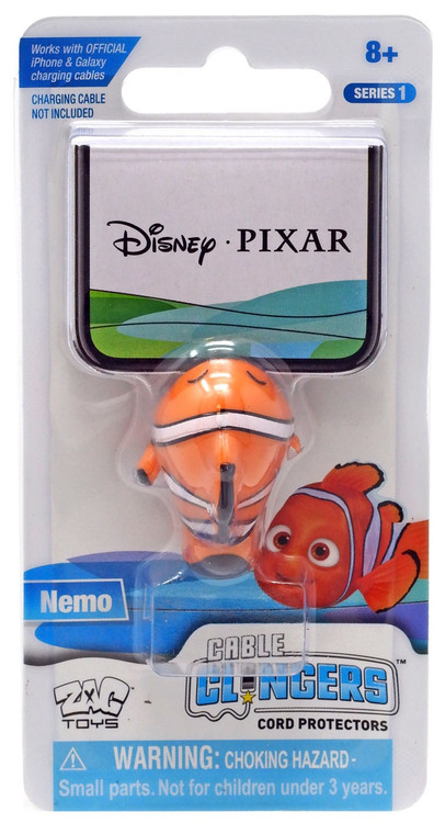 Disney Pixar Finding Nemo Cable Clingers Nemo Cord Protector Zag Toys ...
