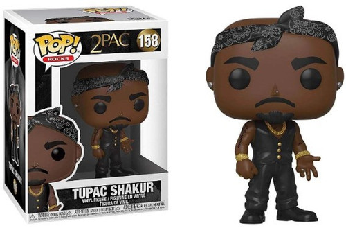 Funko Tupac Shakur POP Rocks Tupac Shakur Vinyl Figure 158 Vest with ...
