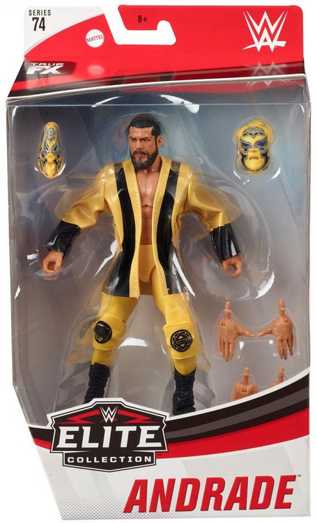 WWE Wrestling Elite Collection Series 74 Andrade 7 Action Figure Mattel ...