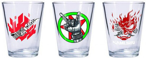Cyberpunk 2077 Cyberpunk 2077 Shot Glass Set 3 Pieces Dark Horse - ToyWiz