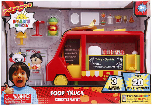 Pocket Watch Ryans World Food Truck Playset Jada Toys - ToyWiz
