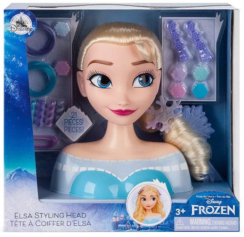 Disney Frozen Elsa Exclusive Styling Head 21 Pieces - ToyWiz