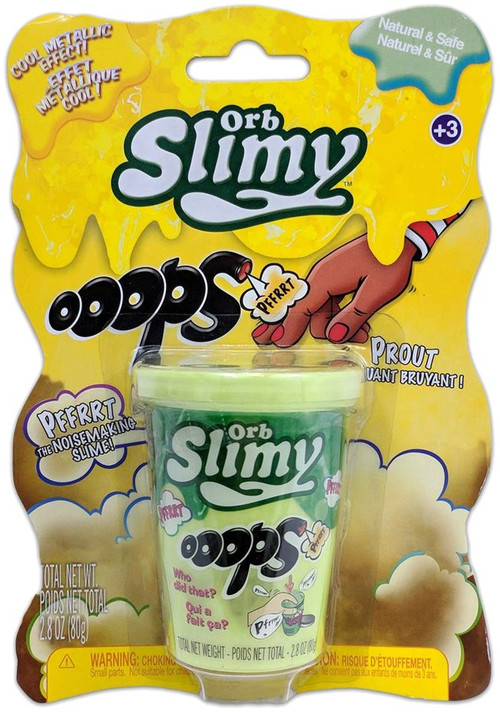 Orb Slimy Ooops Yellow Slime ORB Toys - ToyWiz