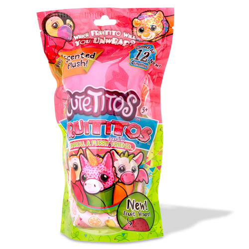 Cutetitos Mini Plush Series 4 Fruititos 7.5 Mystery Pack Scented Basic ...