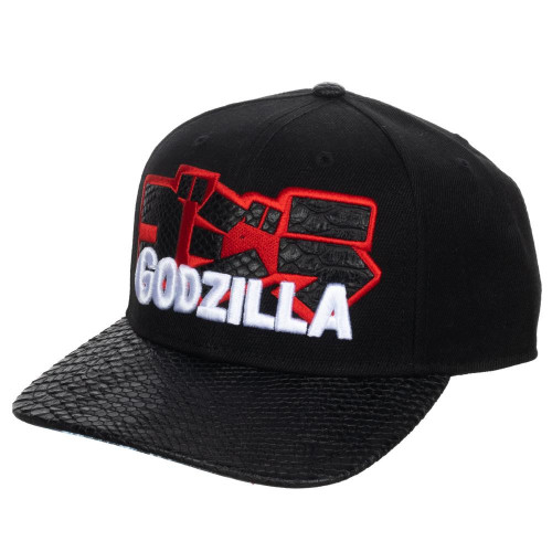 Godzilla Godzilla Kanji Pre-Curved Snapback Cap Bioworld LD - ToyWiz